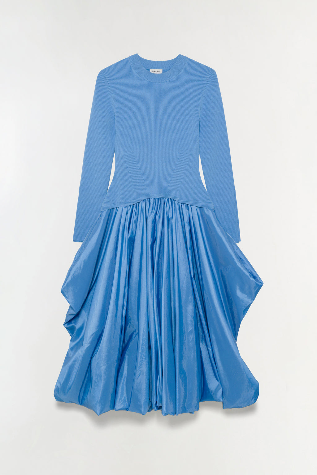 Kenlie Taffeta Knit Midi Dress – SIMKHAI