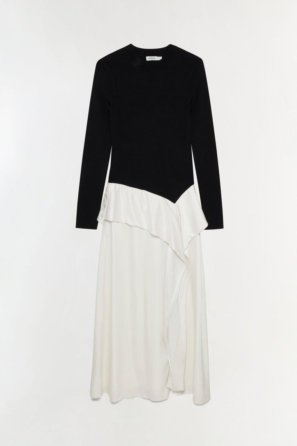 Ornella Knit Satin Midi Dress – SIMKHAI