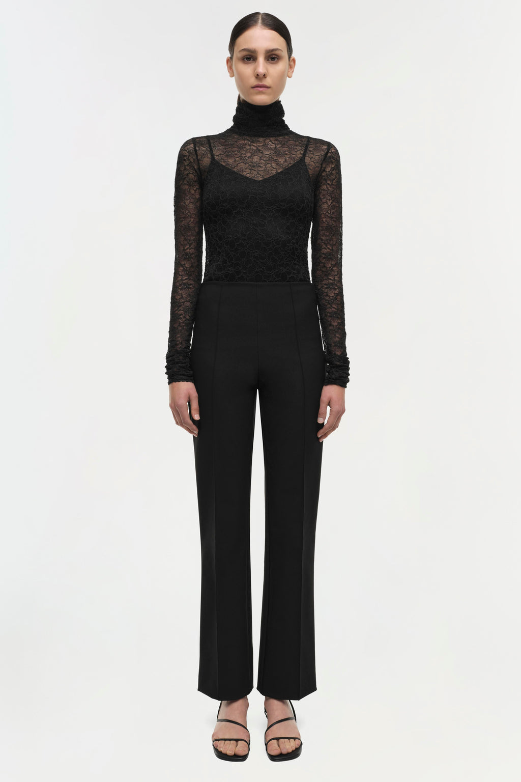 Michelle Cropped Pant - Black | SIMKHAI