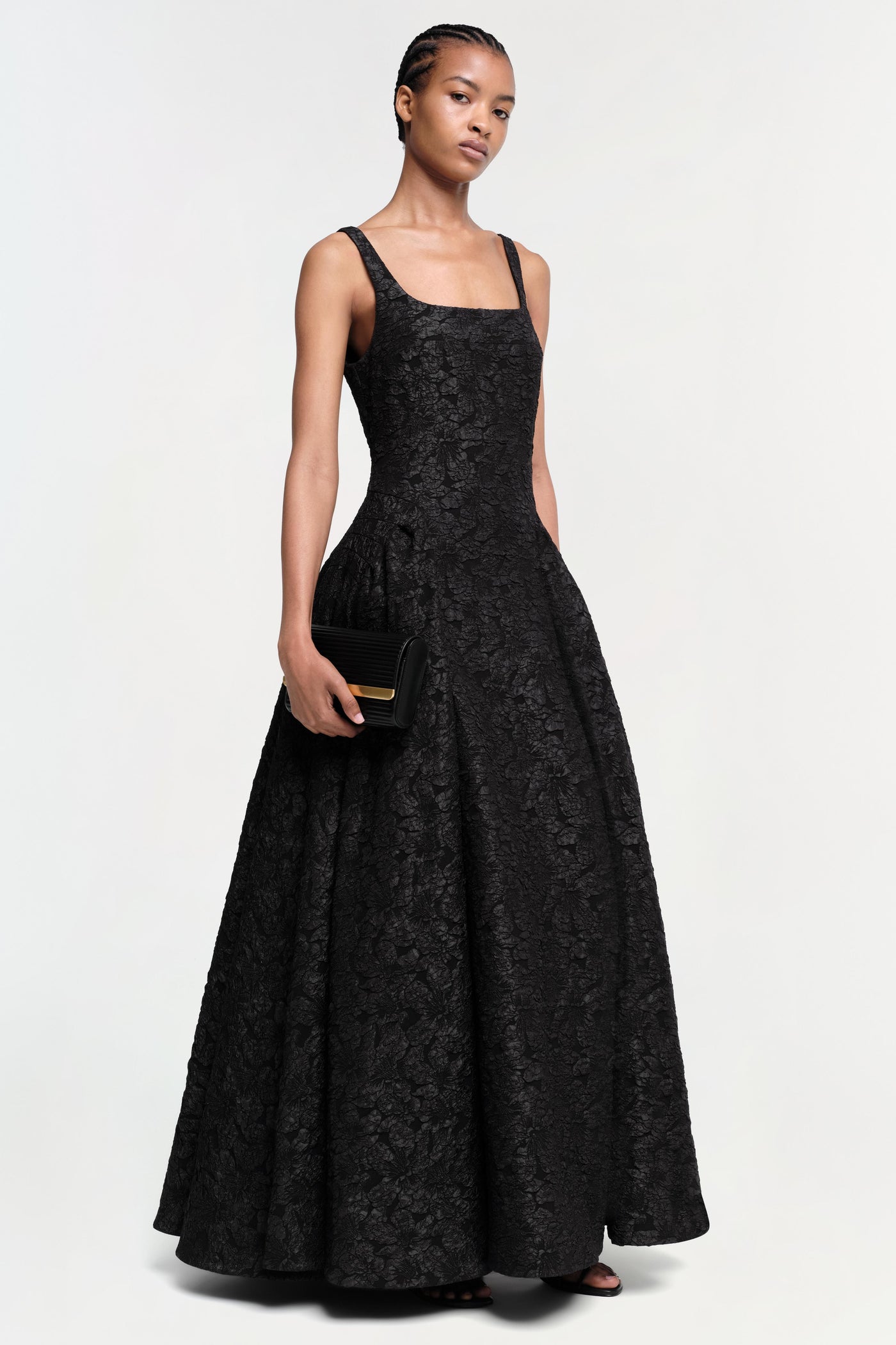 Jaida S/L Gown - Black | SIMKHAI