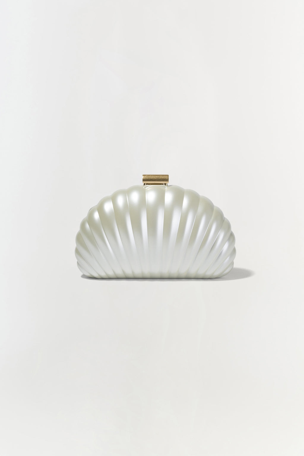 Monet Pearlized Shell Clutch - Ivory | SIMKHAI