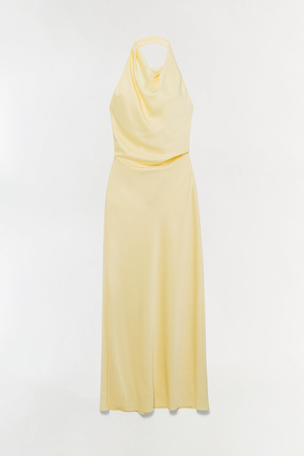 Reannon Draped Satin Gown – SIMKHAI