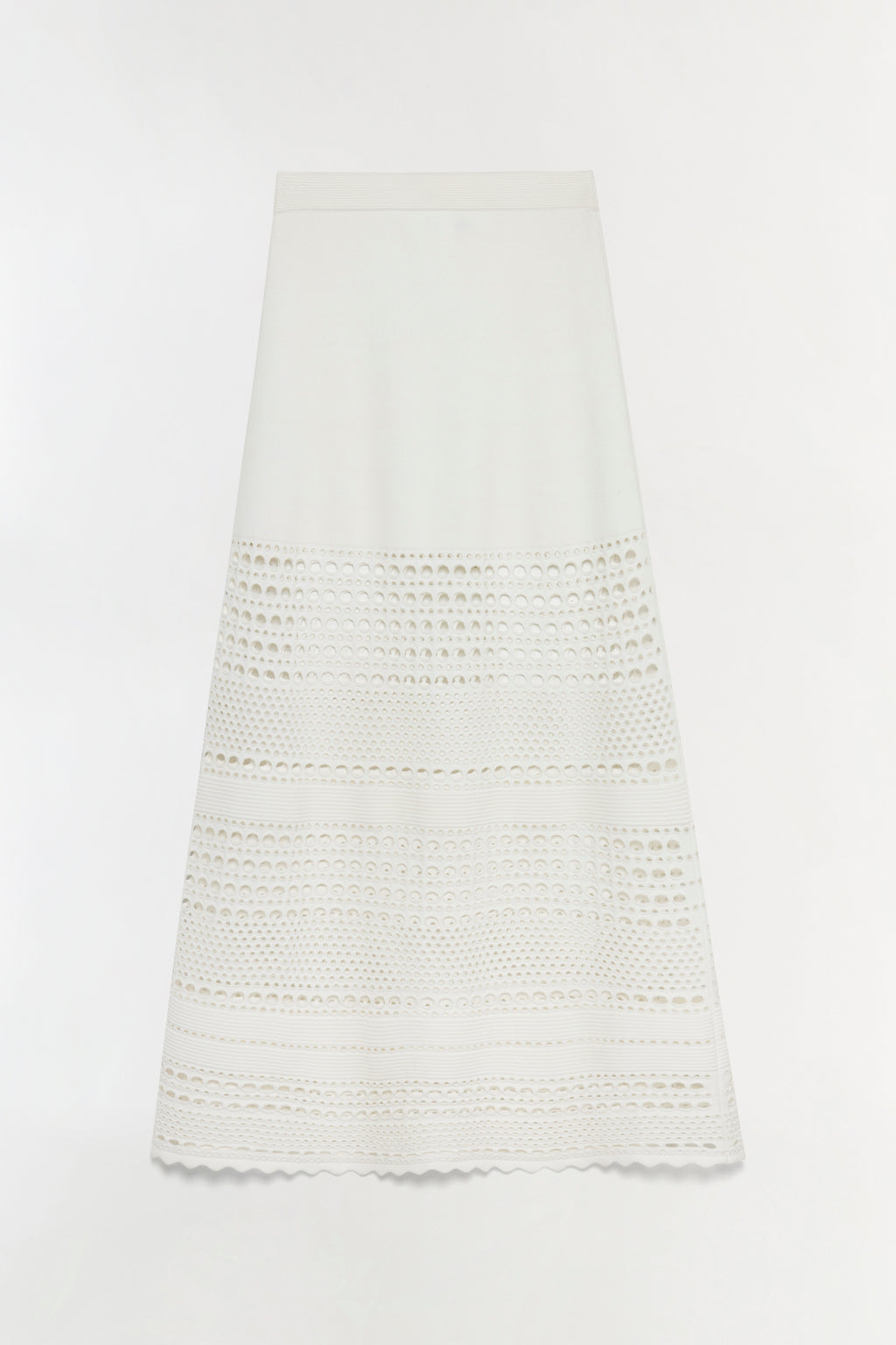 Westly Open Stitch Midi Skirt – SIMKHAI