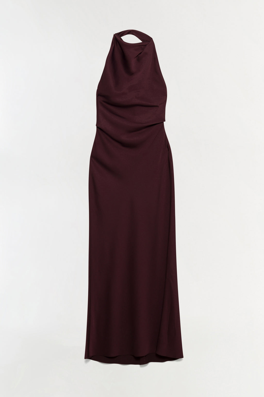 Reannon Draped Satin Gown – SIMKHAI