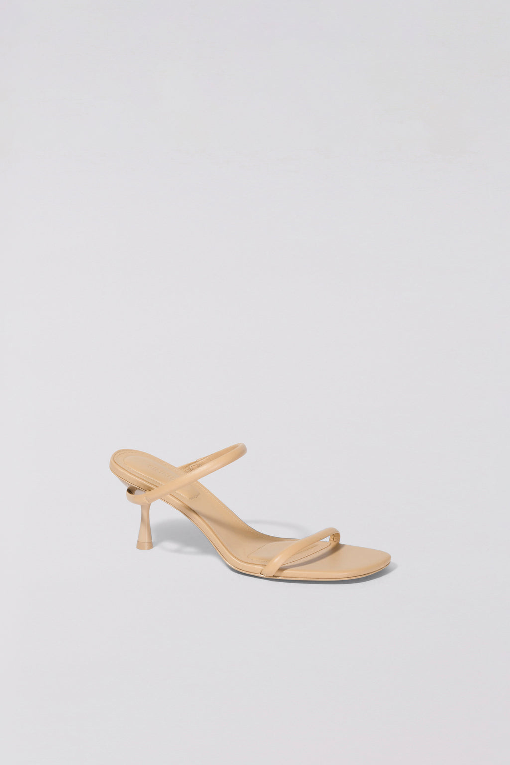 Siren Leather Low Heel Sandal - Camel | SIMKHAI